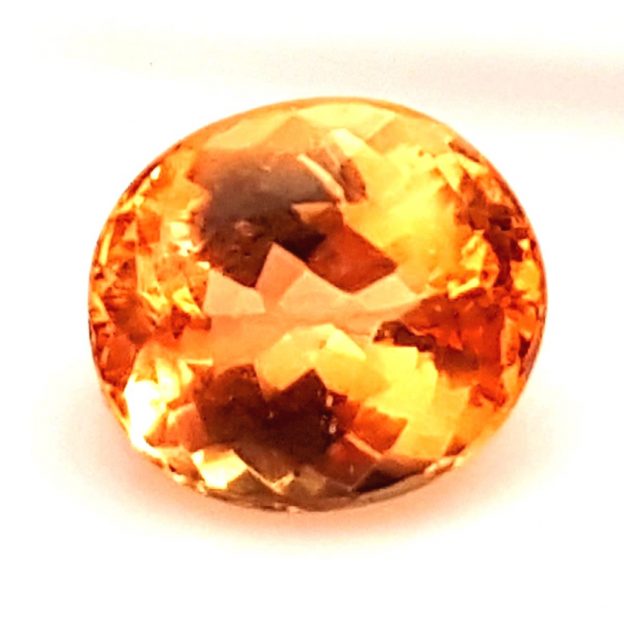 Topaze Impériale 3,00 Carats - Brésil Ovale allongée - Gemmius | Achat ...