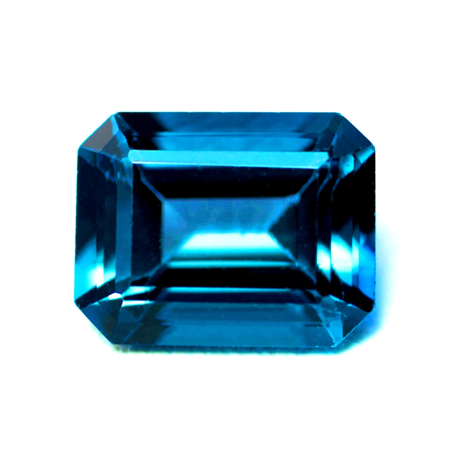 Topaze bleue 3,18 Carats - Brésil Octogonale - Gemmius | Achat et vente ...